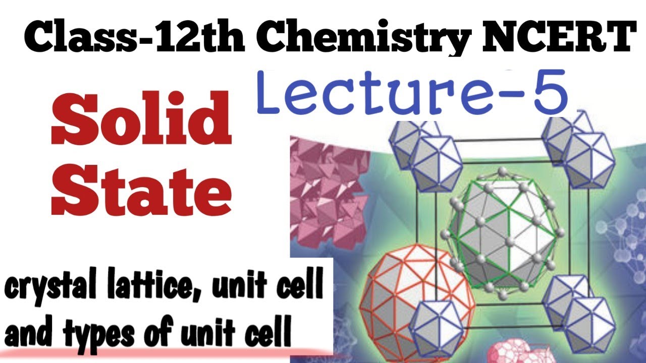 Chapter -1(Lecture -5)crystal lattice, unit cell and types of unit cell ...