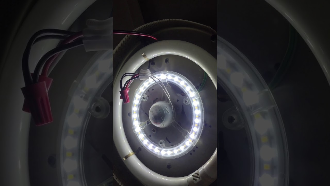 How to install led ceiling light and add another light - YouTube