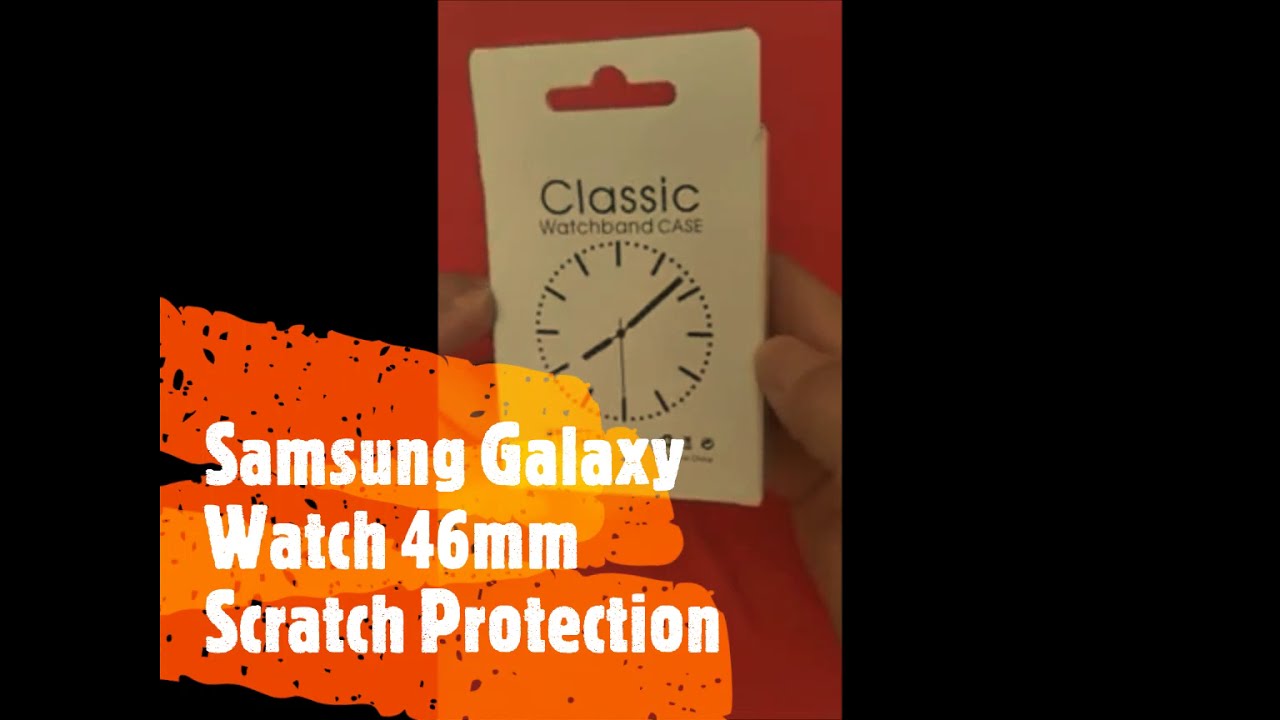Turn Samsung Galaxy Watch Silver to Black with Scratch Protection - YouTube