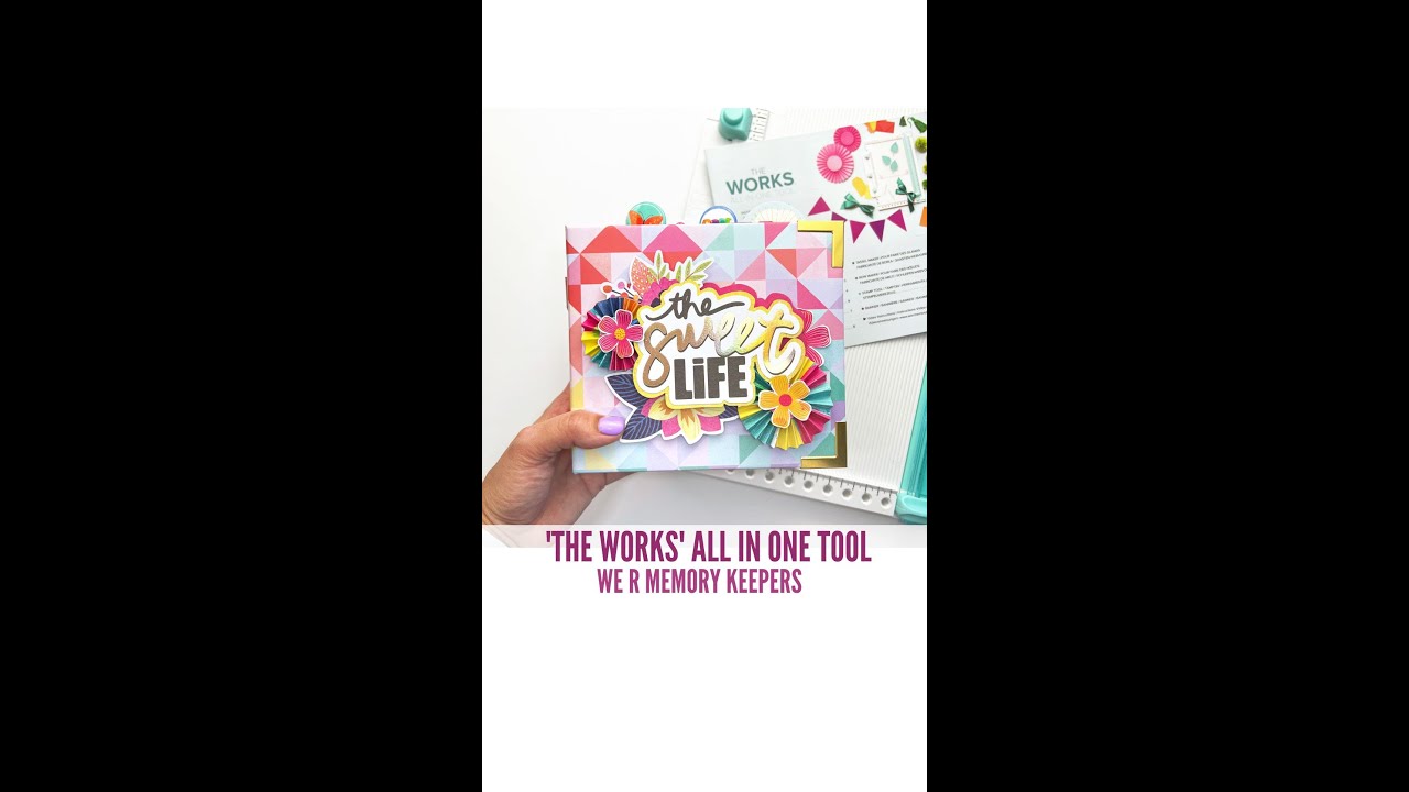 MINI ALBUM WITH 'THE WORKS' TOOL | WE R MEMORY KEEPERS | ANDREA LAKE ...