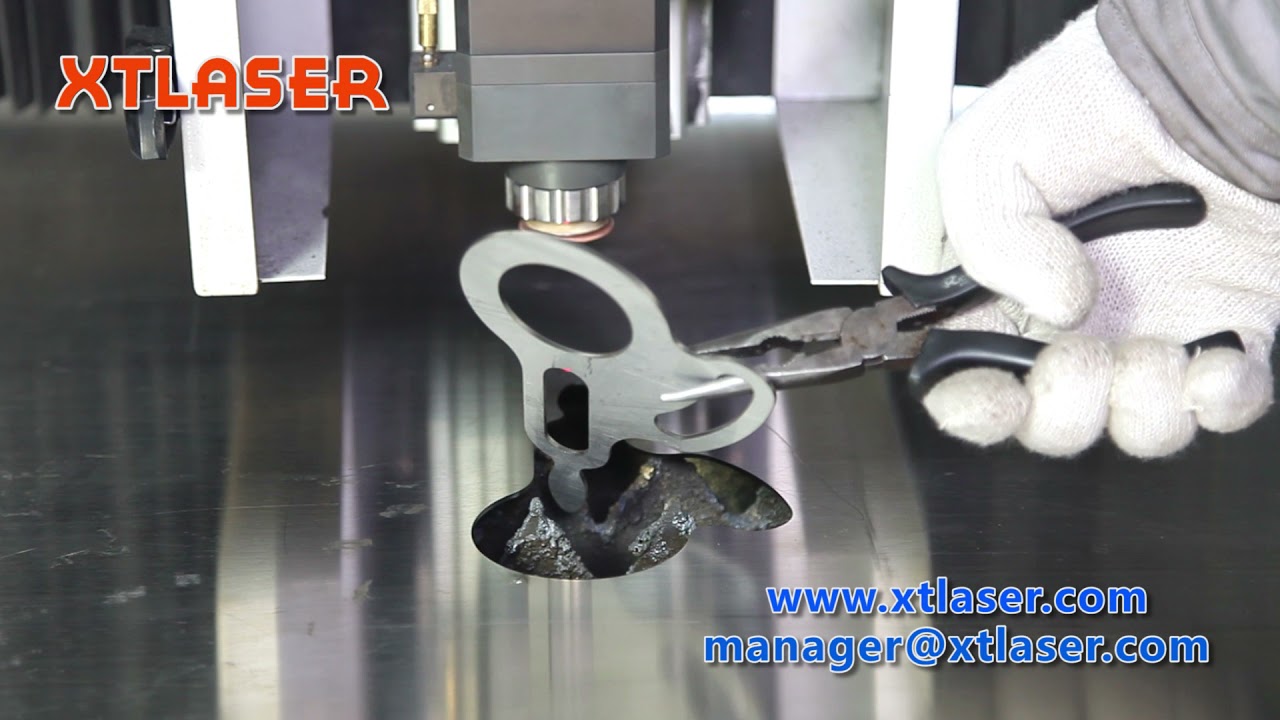 2 mm Stainless steel fiber laser cutting - YouTube