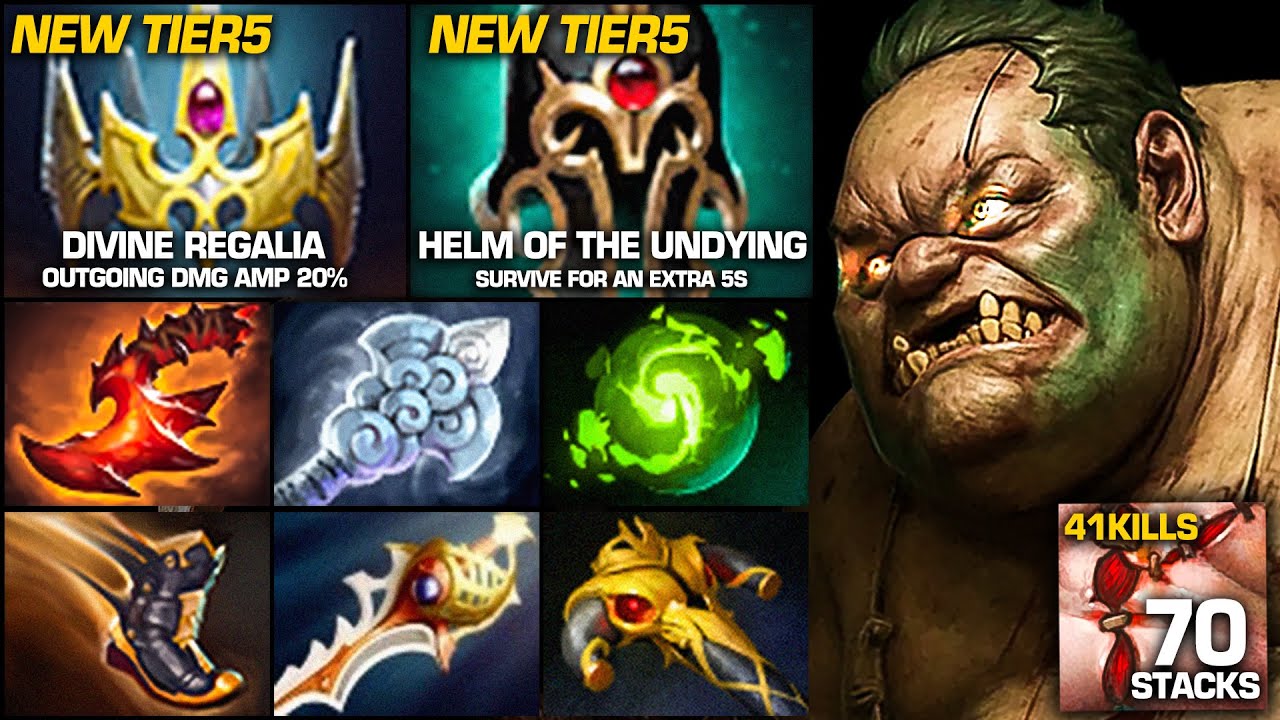 90-MIN SUPER EPIC GAME!! — 7.39 Pudge CARRY with New Tier 5 Neutral ...