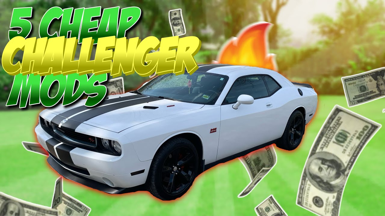 Top 5 Cheapest Mods for Dodge Challengers *MUST HAVE MODS😈 - YouTube