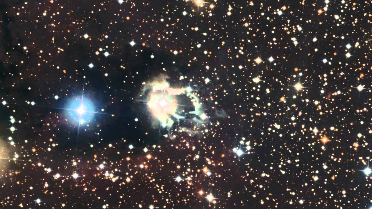 Nebula surrounding Double Star System: Stunning Nebula Image - YouTube