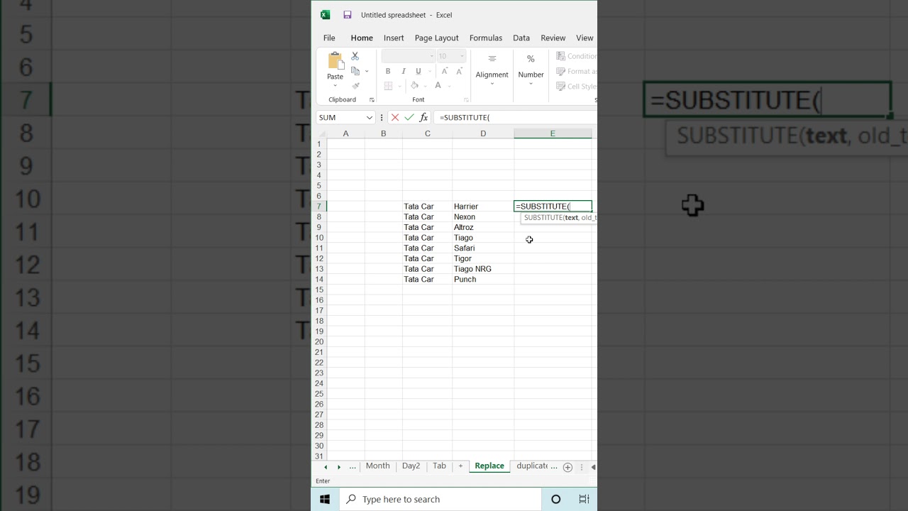 Replace Old Text With New Text In MS Excel Excel Tips Tricks Replace Old Text With New Text In MS Excel Excel Tips Tricks