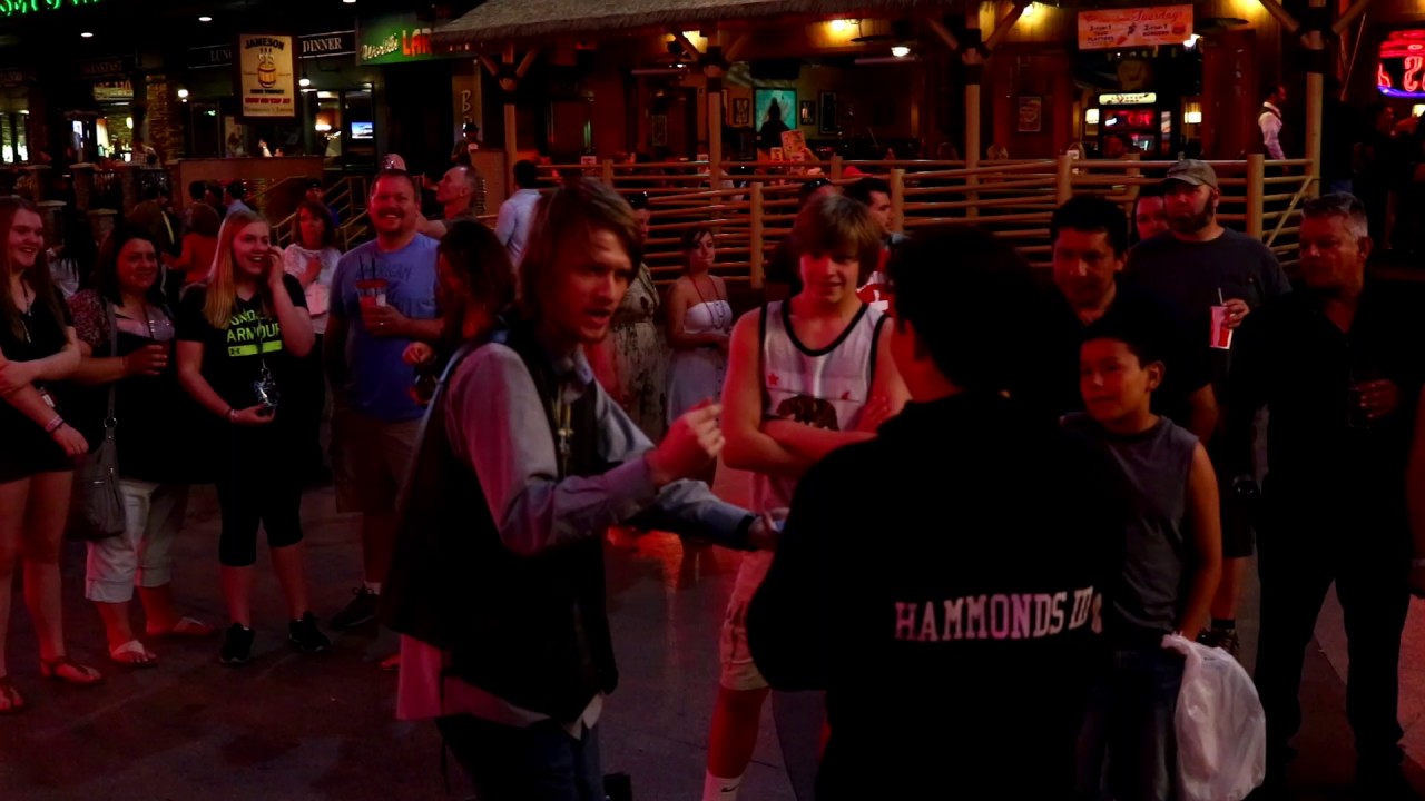 My street magic show - YouTube