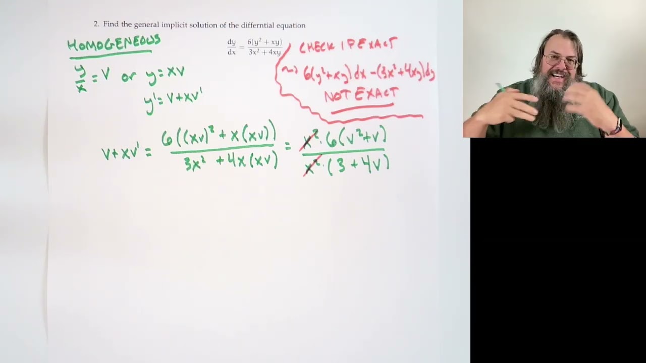 Math 267; Spring 22; Exam 1 solutions - YouTube