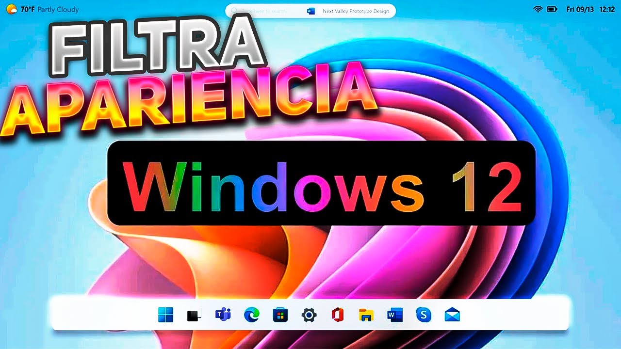 Revelan Nuevo Windows 12 Nueva INTERFAZ / Nuevo Diseño en Windows / Barra FLOTANTE - YouTube