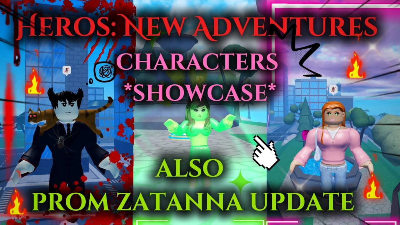 Heroes: New adventures *PROM ZATANNA UPDATE *CHARACTER SHOWCASE* - YouTube