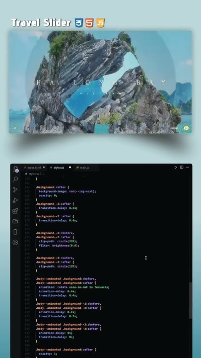 Animated Slider Html Css Jsdev Develope Code Frontend