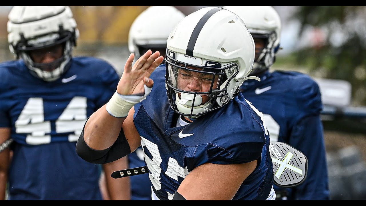 Penn State Nittany Lions Football: P.J. Mustipher - April 14 - YouTube