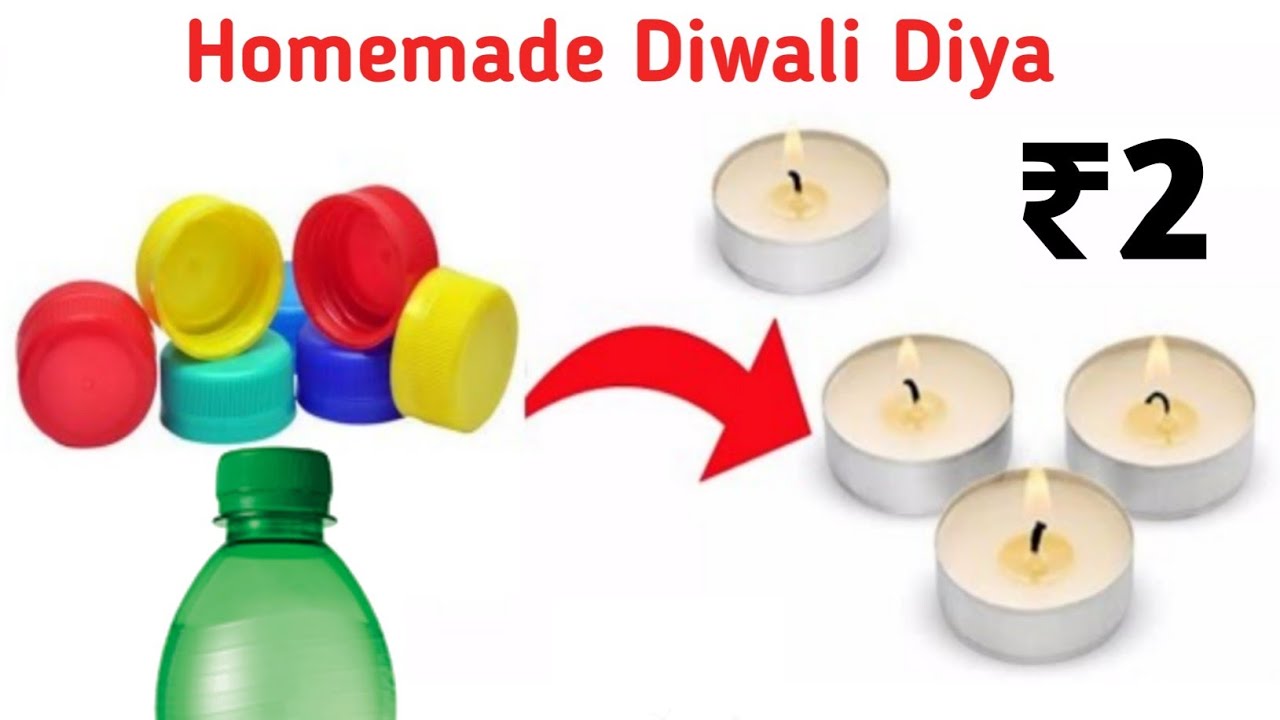 how to make Diwali decoration Diya stand with bottle cap | Diwali ...