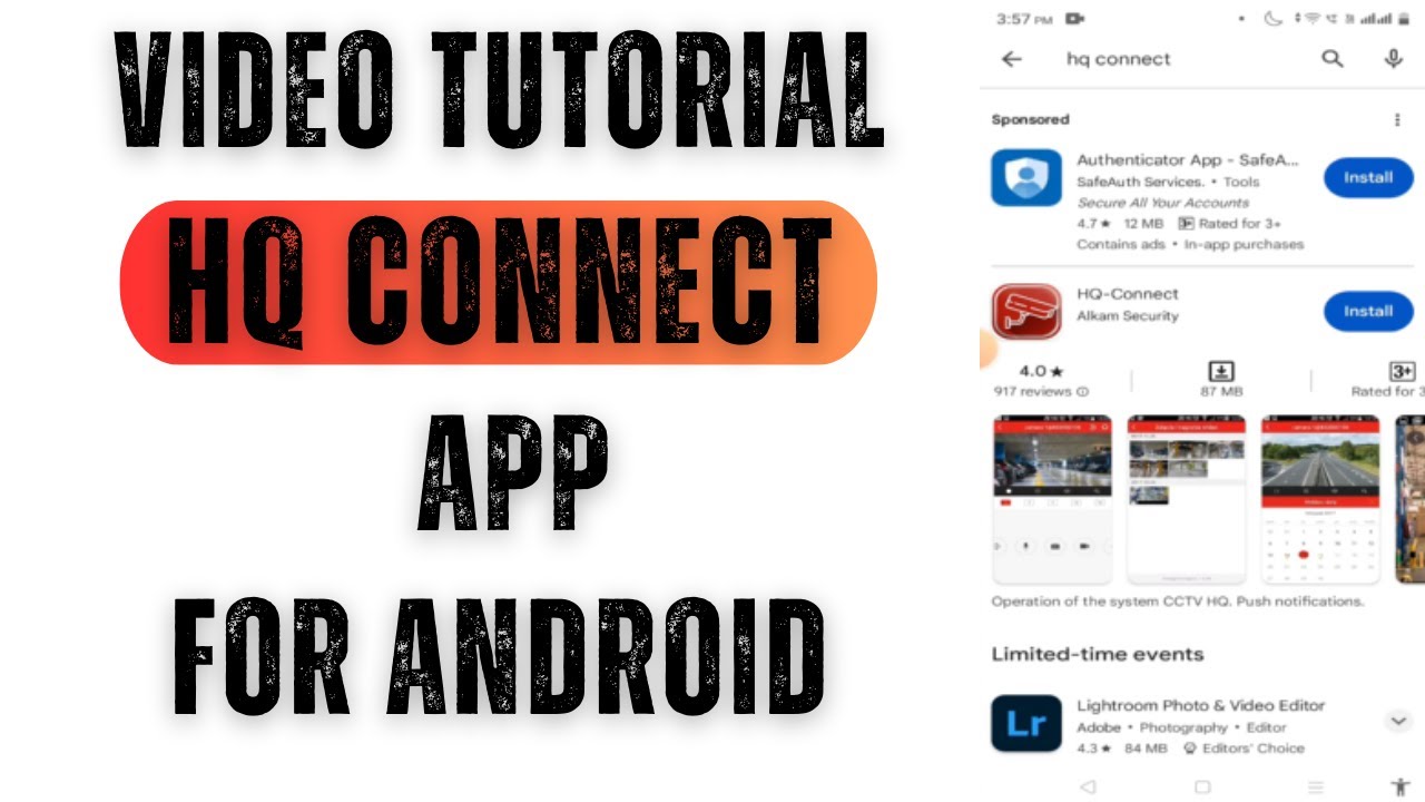 HQ-Connect App| How to Install & Configure HQ-Connect App for Android ...