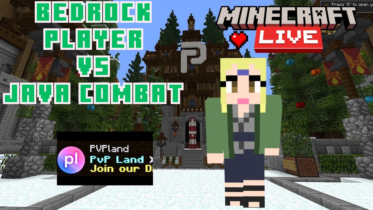 Practicing Minecraft PvP LIVE! 🗡️💥 | Bedrock Player vs Java Combat ...