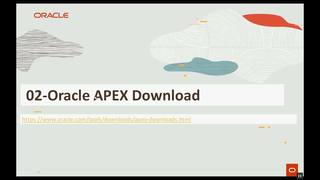 Oracle APEX Installation Steps 1,2,3 - YouTube