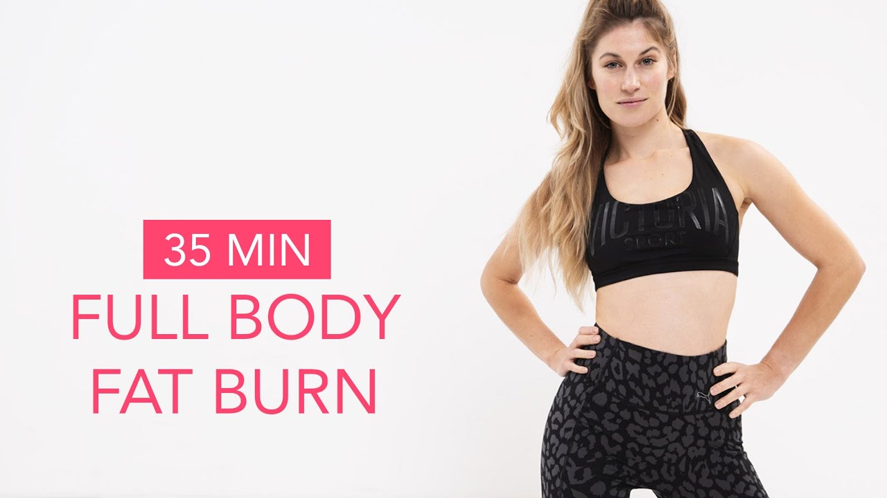 35 MIN FULL BODY FAT BURNER | No Equipment | Model Workout - YouTube