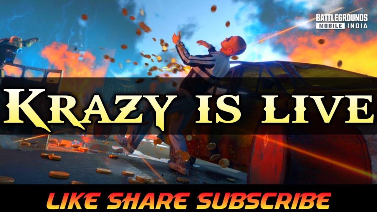 The Ghost Is Coming | Bgmi Is Live | Krazy Is Live - YouTube