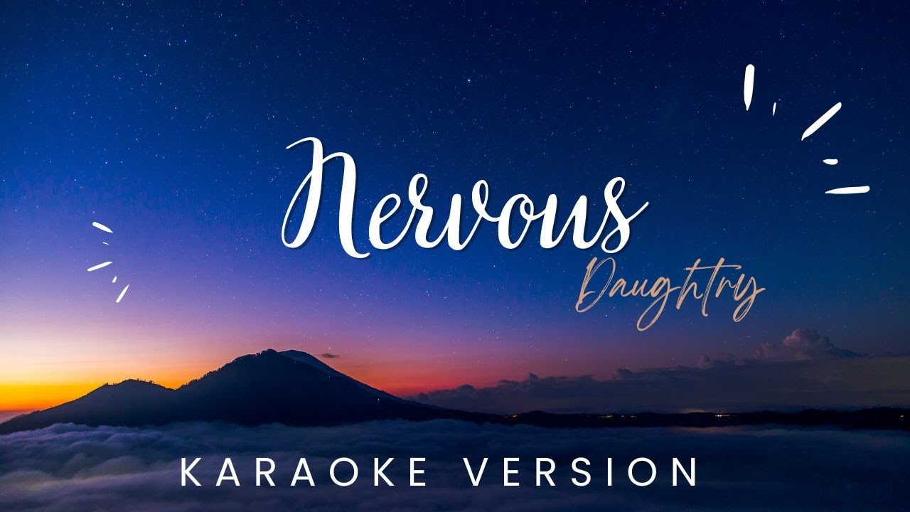 Nervous by Daughtry | KARAOKE VERSION - YouTube