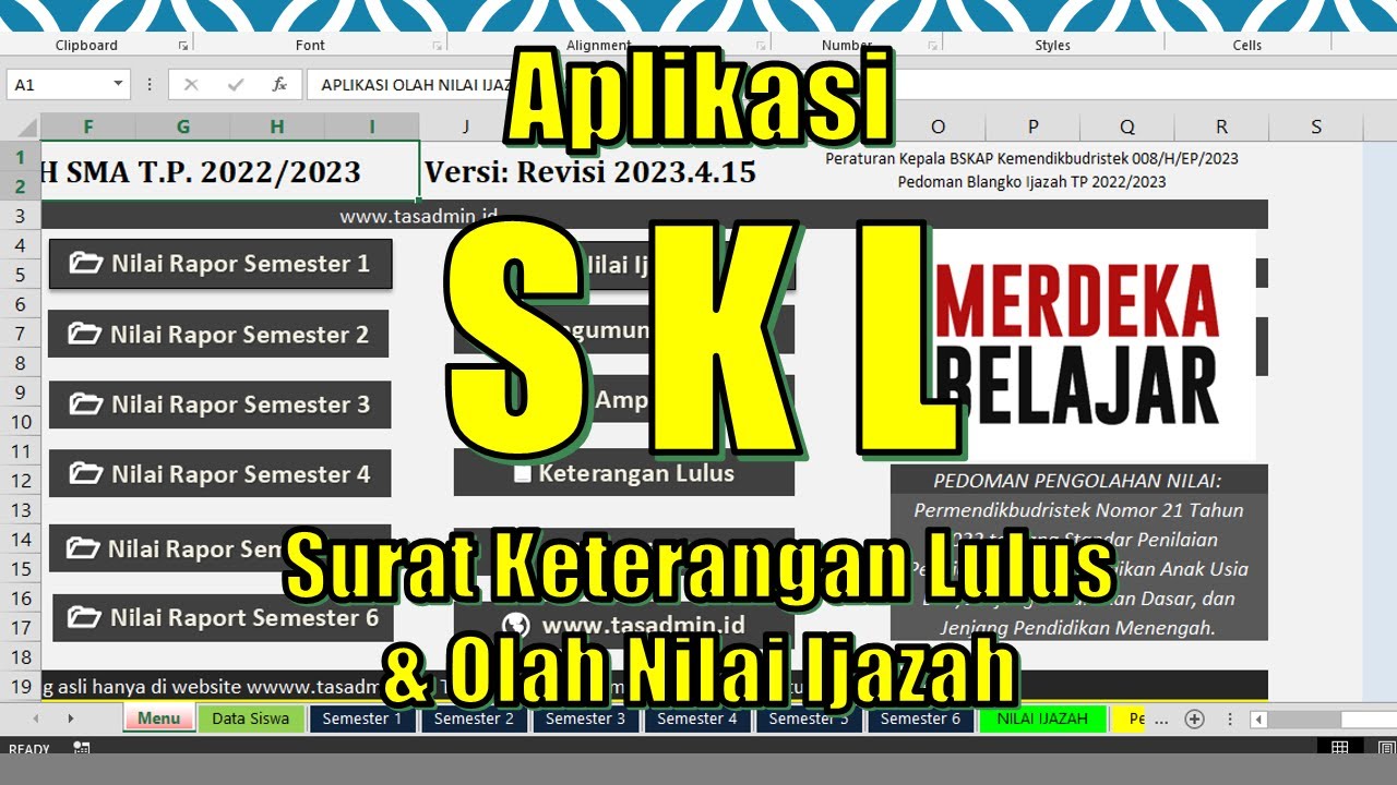 Aplikasi Surat Keterangan Lulus SKL dan Nilai Ijazah SMA Tahun 2023 ...