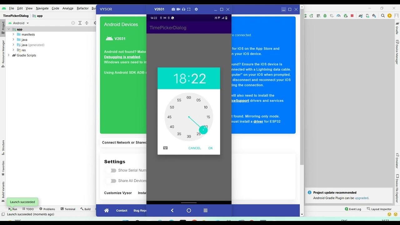 TimePickerDialog How to Implement Time Picker in Android Studio - YouTube
