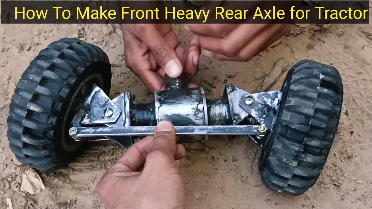 Front Rear Axle For Tractor - YouTube
