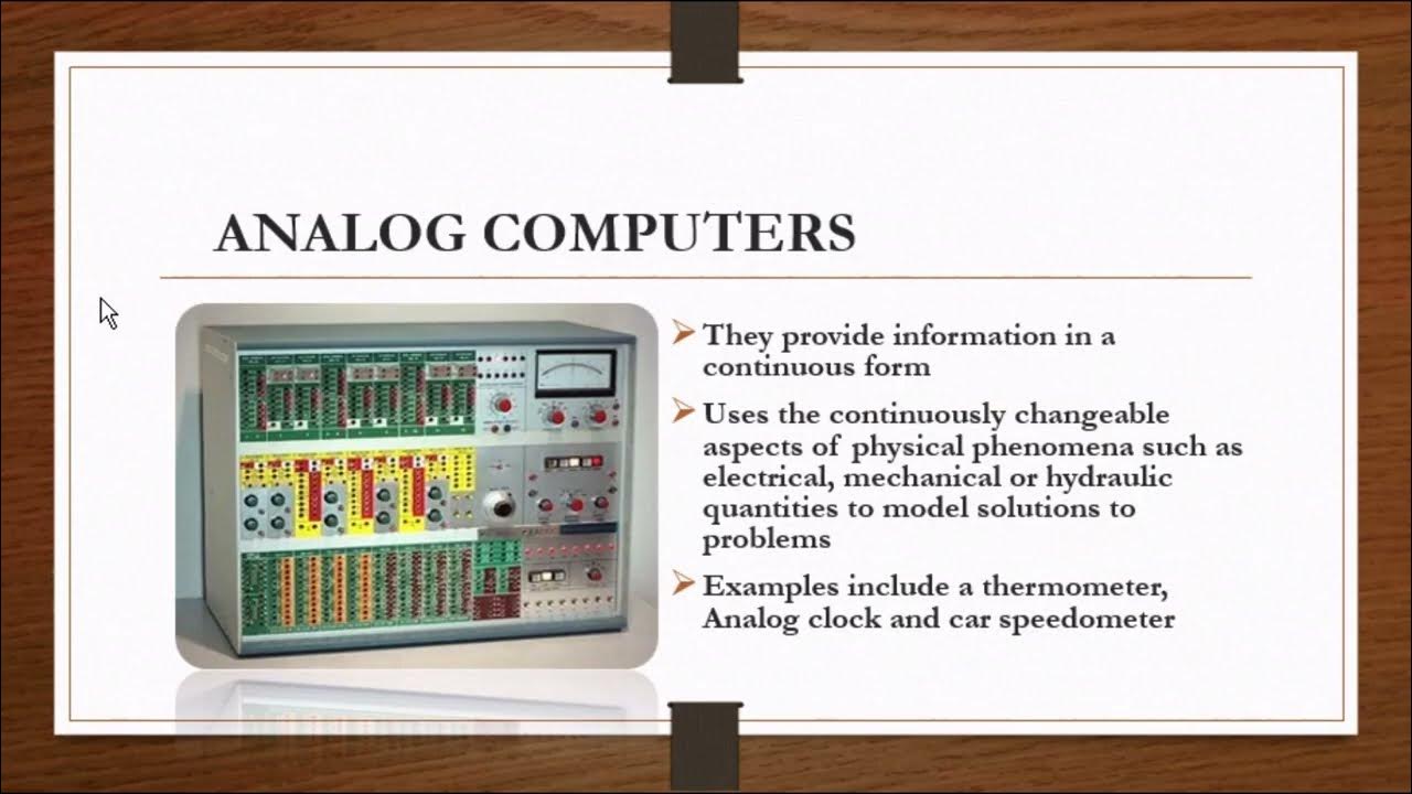 Classification Of Computers Analogdigitalhybrid Computers Classificationofcomputer