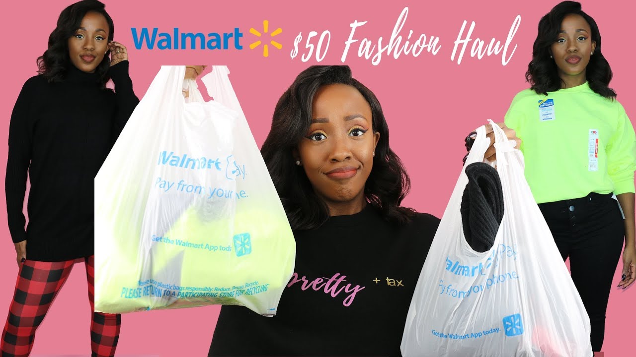 Walmart $50 Fashion Challenge Try-On Haul + Vlog | #FashionFriday - YouTube