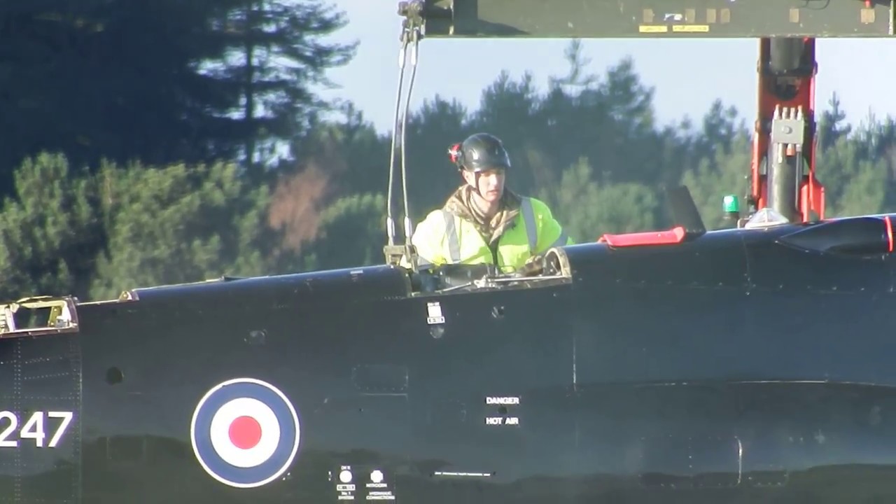RAF Woodvale’s new Gate Guardian - YouTube