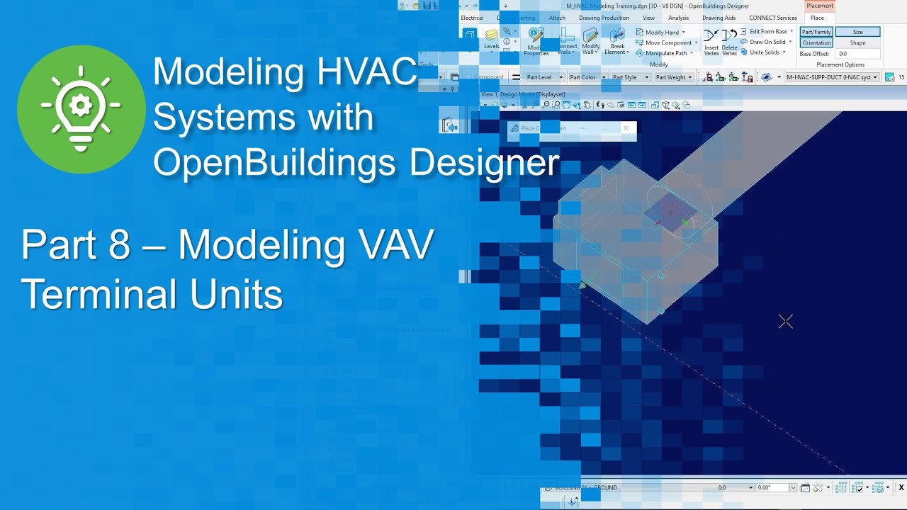 Part 8 - Modeling VAV Terminal Units t in OpenBuildings Designer - YouTube