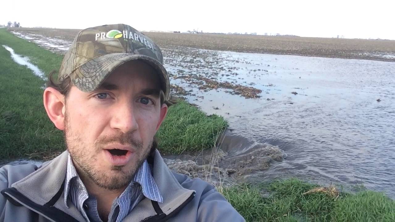 River Running Through Your Field! Example of Water Erosion Carrying ...