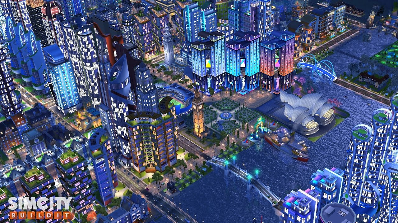 simcity buildit best city layout - YouTube
