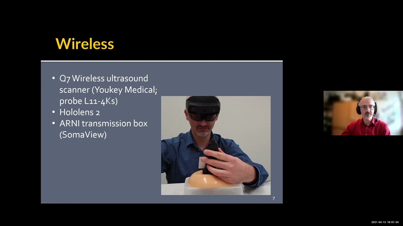 Wireless Augmented Reality Point Of Care Ultrasound - YouTube