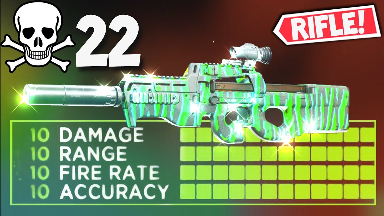 the *LONG RANGE* P90 is META in WARZONE SEASON 4 RELOADED!? 🔥 (BEST P90 ...