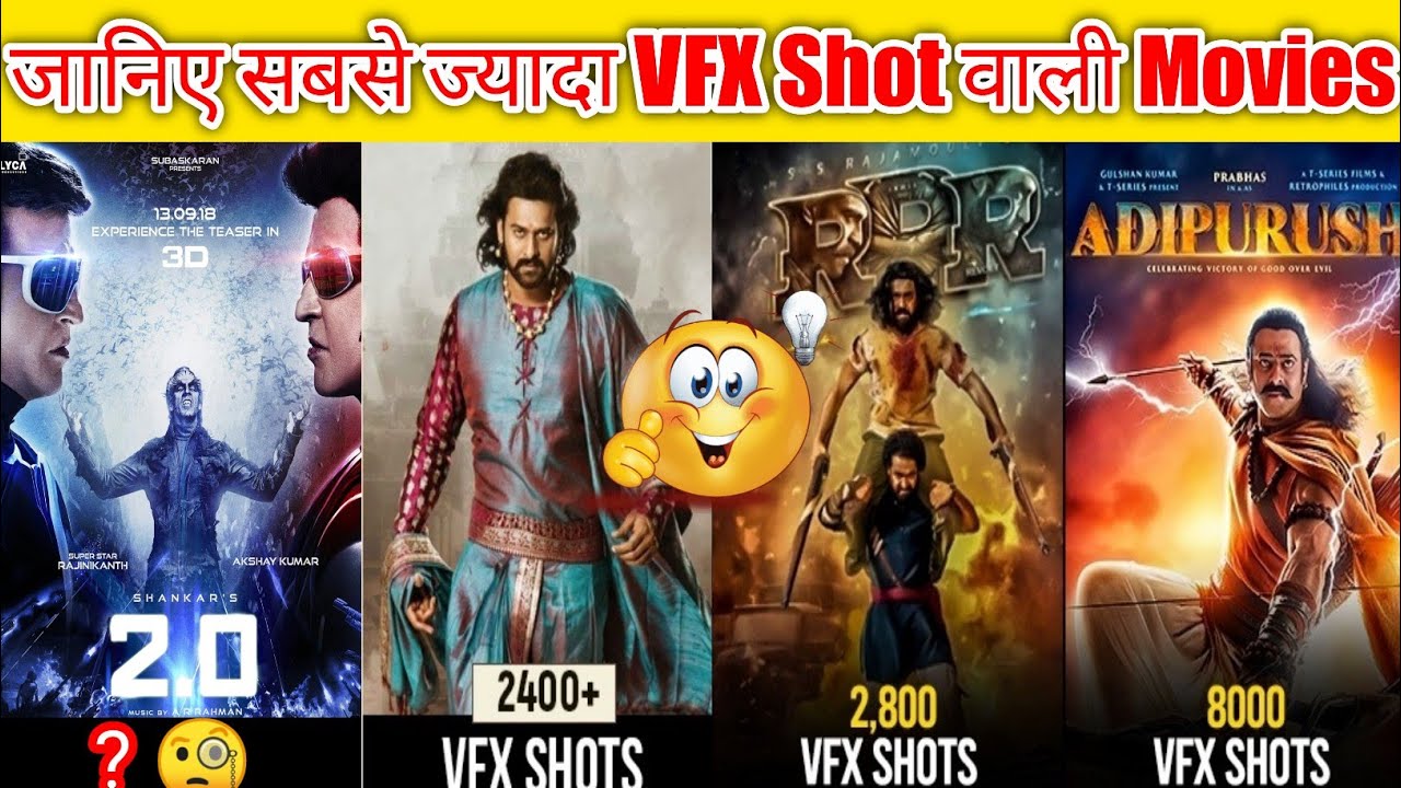 Highest VFX Shots Movie in India | जानिए कौन से फिल्मों में सबसे ज्यादा ...