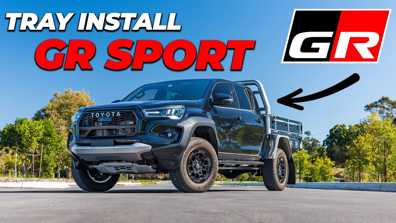 The FIRST GR SPORT Hilux with a Tray?? HUGE Build - Part One! - YouTube