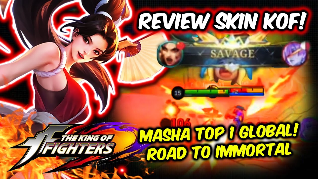 Masha Savage Gacha And Review Kof Skin Masha Mai Shiranui Di Gold Lane Youtube