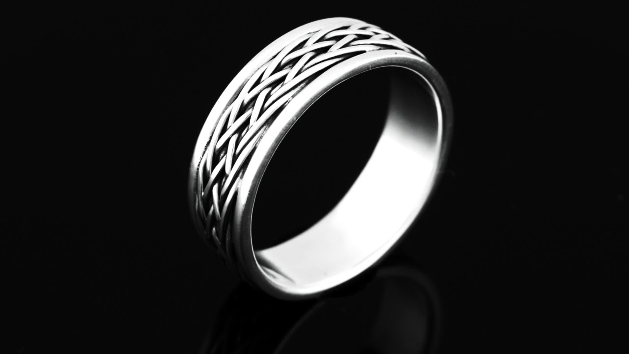Finely Made Hallmark 925 Solid Sterling Silver Band Men Ring R-248 ...