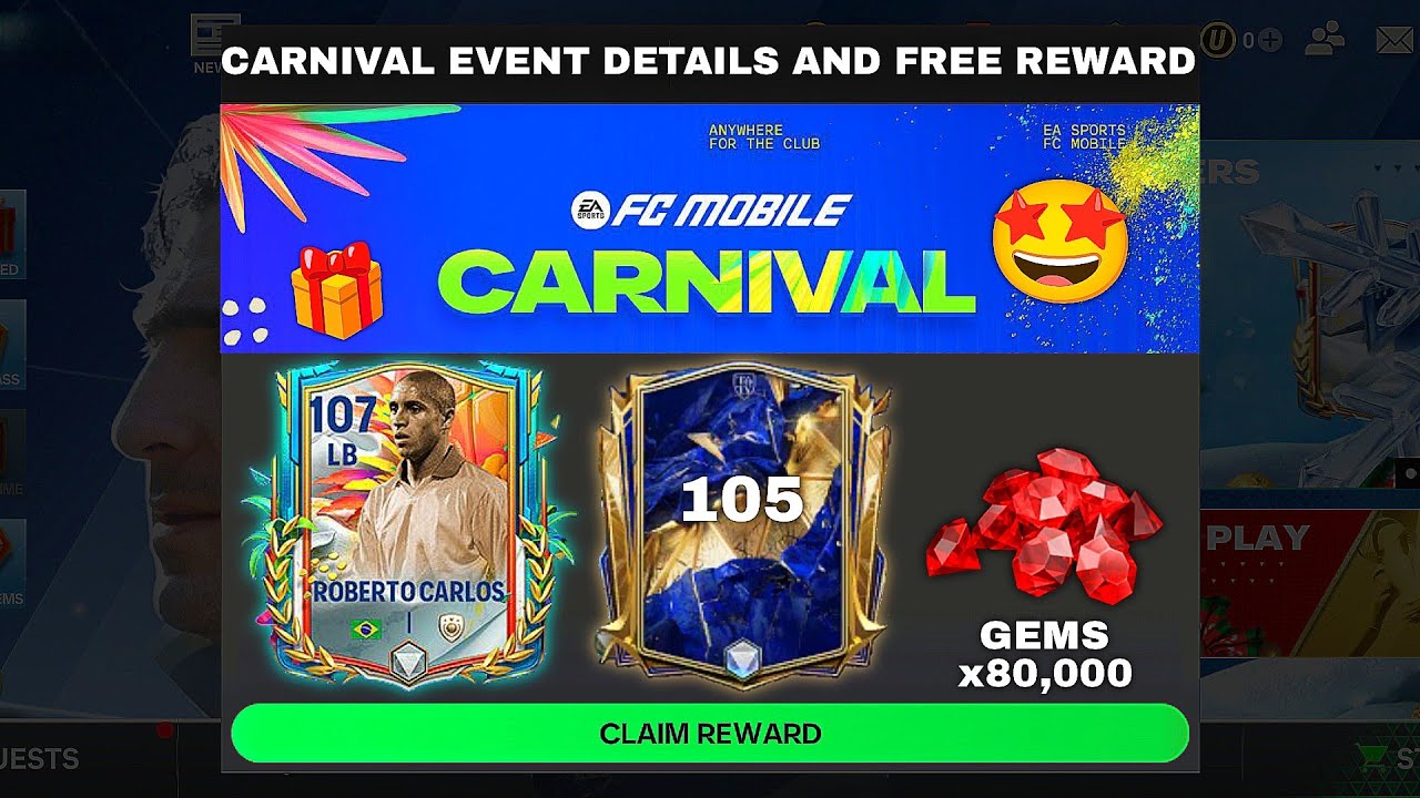 CARNIVAL EVENT DETAILS AND FREE REWARD 🎁 WATCH NOW 👀 - YouTube