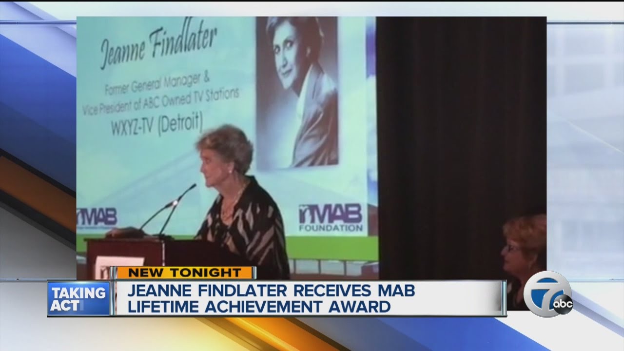 Jeanne Findlater receives lifetime achievement award - YouTube