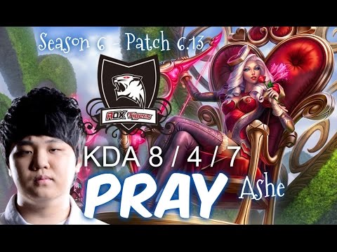 ROX PraY ASHE ADC vs JHIN - Patch 6.13 KR Ranked | League of Legends - YouTube