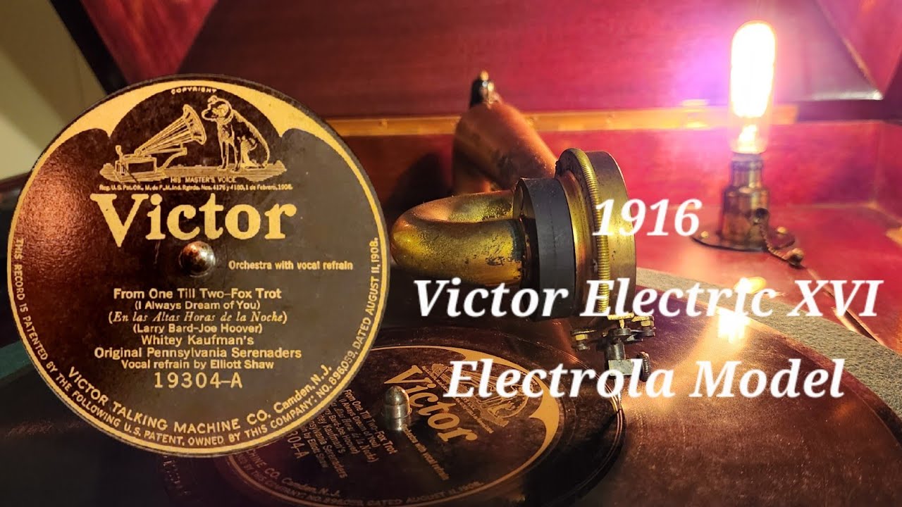 Look MA, No Winding! 1916 Victor Electric XVI Electrola Phonograph ...