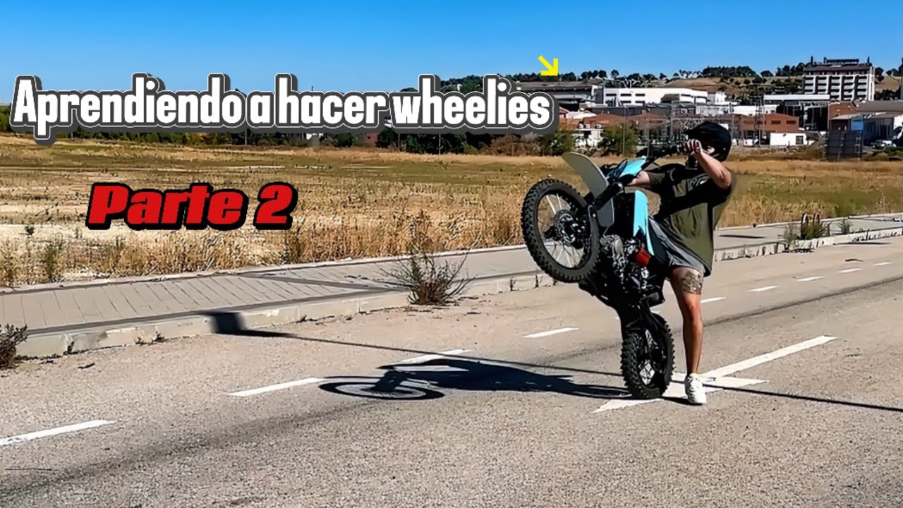 ¿Cómo hacer Wheelies? Aprendiendo a hacer Wheelies, stunt. Parte 2 ...