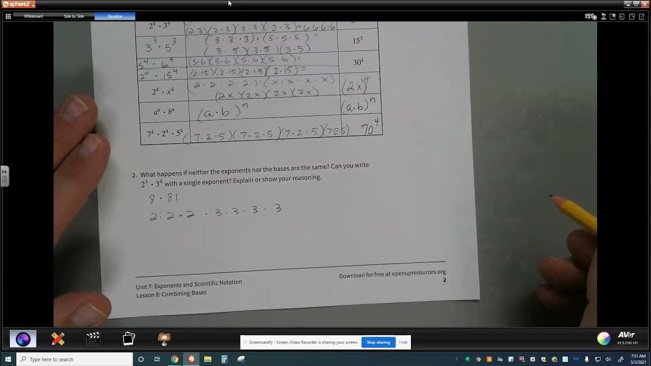 Unit 7, Lesson 8 Full Lesson - YouTube