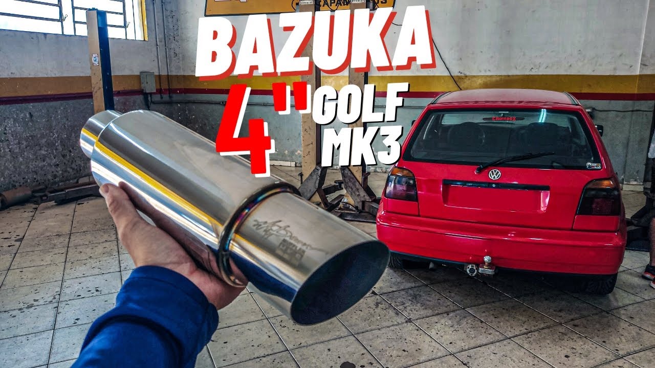 Abafador HKS 4" - ESCAPE DE SUPRA- Bazuka 4" ficou sinistro 🔥 - YouTube