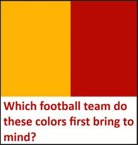 Which football team do these colors first bring to mind? - YouTube