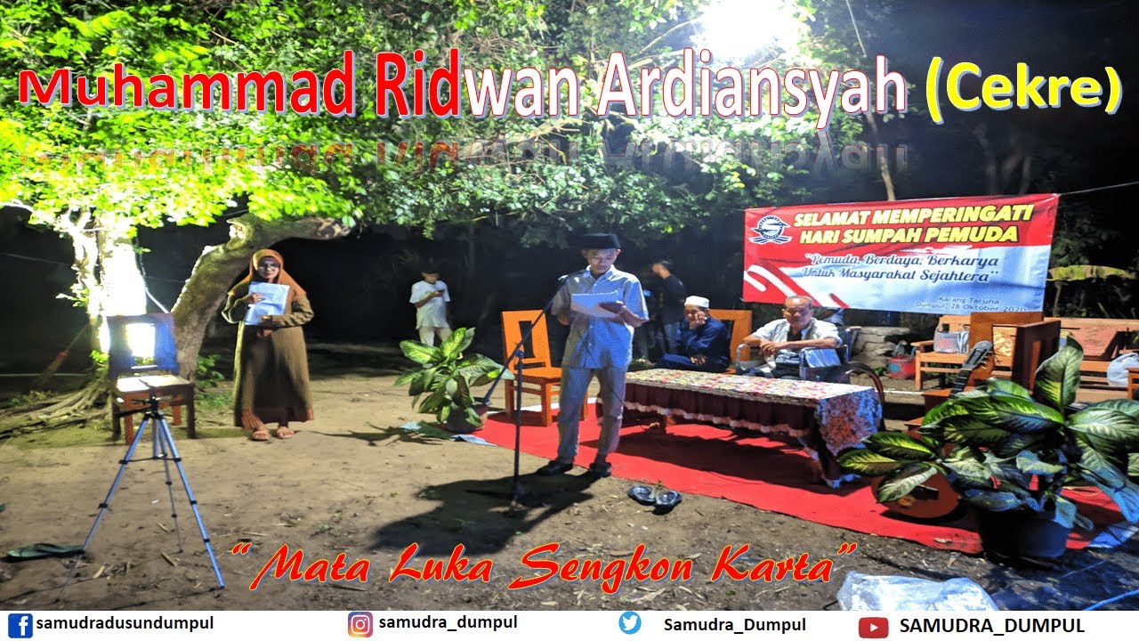 Cekre| Puisi "Mata Luka Sengkon Karta" |@perisandi @Muhammad Ridwan ...