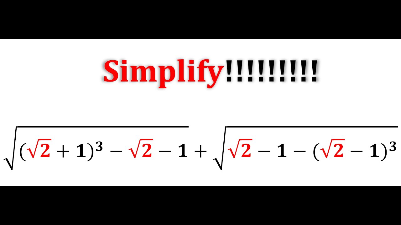 Algebraic Shortcut: Simplify Equations in Seconds - YouTube