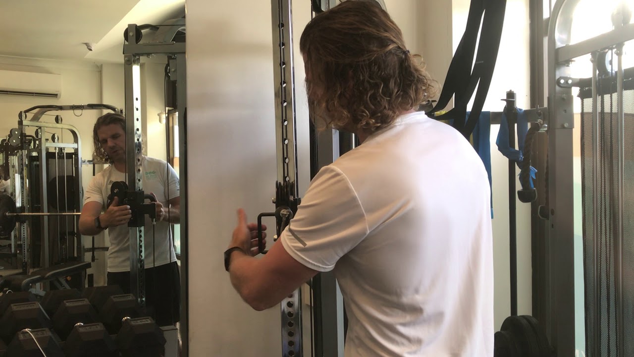 Rehab Room Tip: How To Adjust Height Of Cable Attachment - YouTube