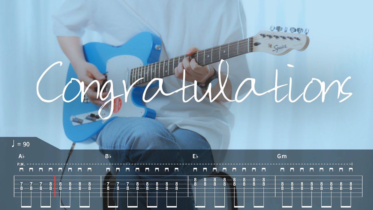 [TAB] DAY6 (데이식스) - Congratulations 기타커버【 】 - YouTube