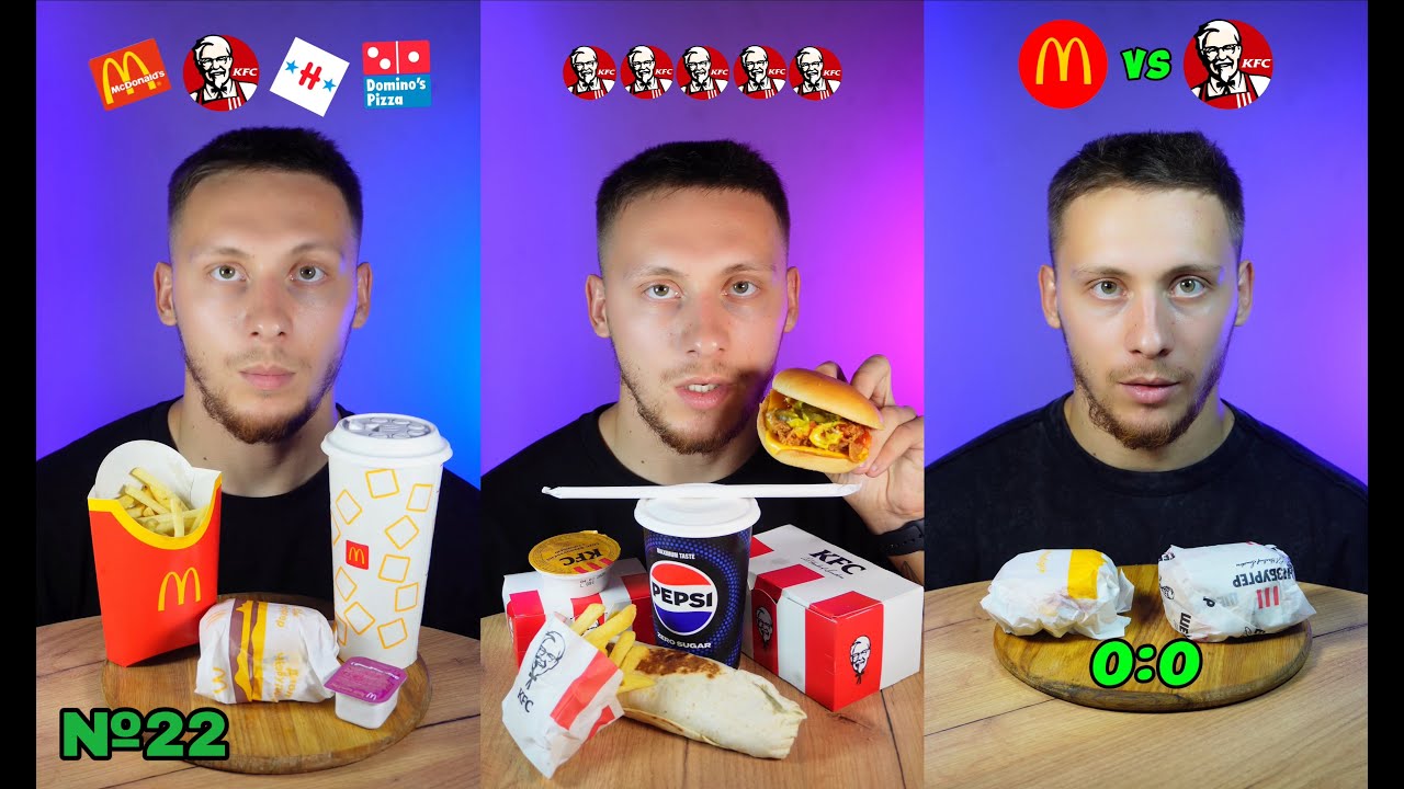 FAST FOOD MUKBANG(Compilation).№22 - YouTube